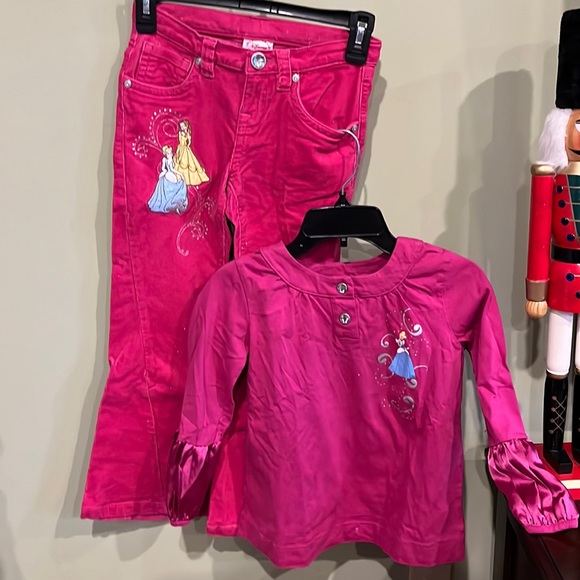 Disney | Matching Sets | Nwot Authentic Disney Princess Pink Corduroy ...